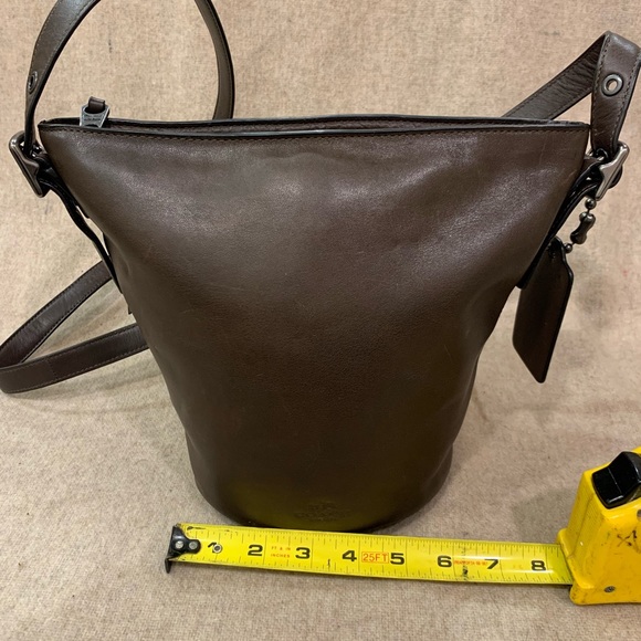 Coach | Bags | Coach Chocolate Brown Leather Bucket Bag | Poshmark